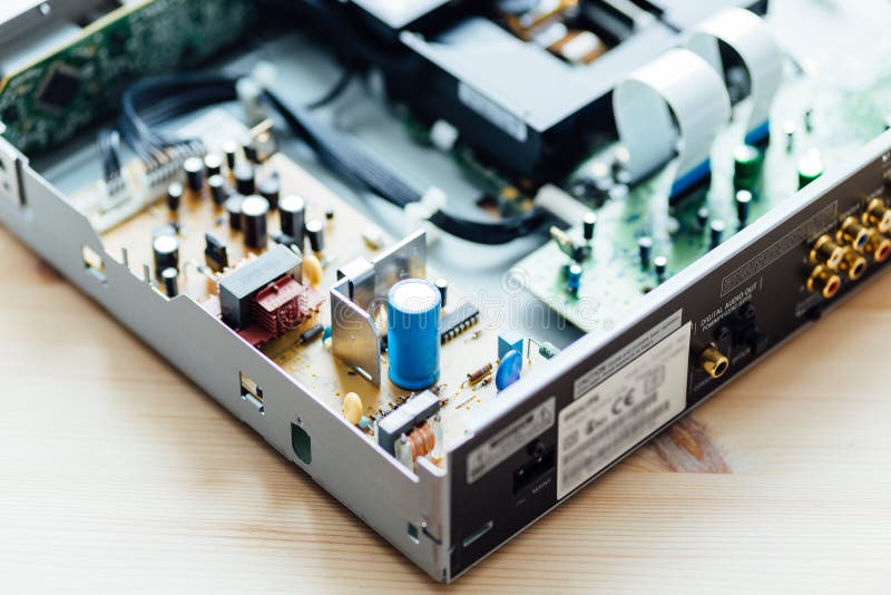 Cd player inside stock image. Image of digital, electronic - 65232861