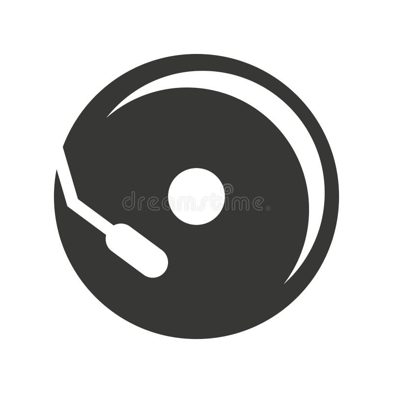 Cd Player Isolated Icon Design Stock Illustration - Illustration of ...
