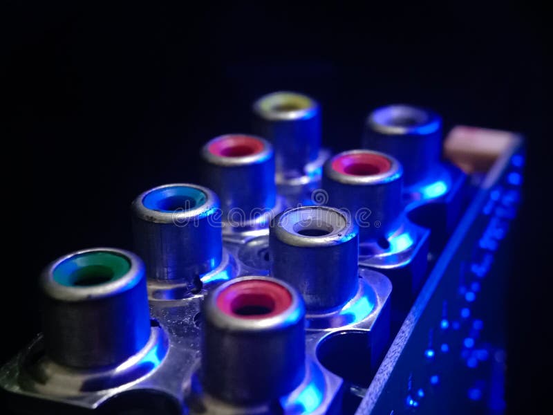 CD Player Plug Component stock image. Image of light - 205341551