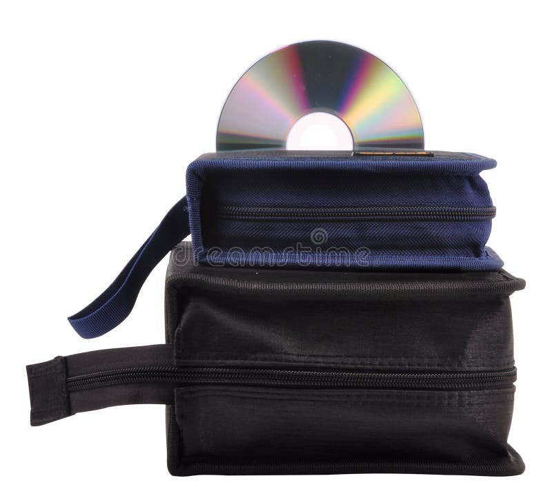 Cd with pouch stock photo. Image of double, tech, burning - 10944508