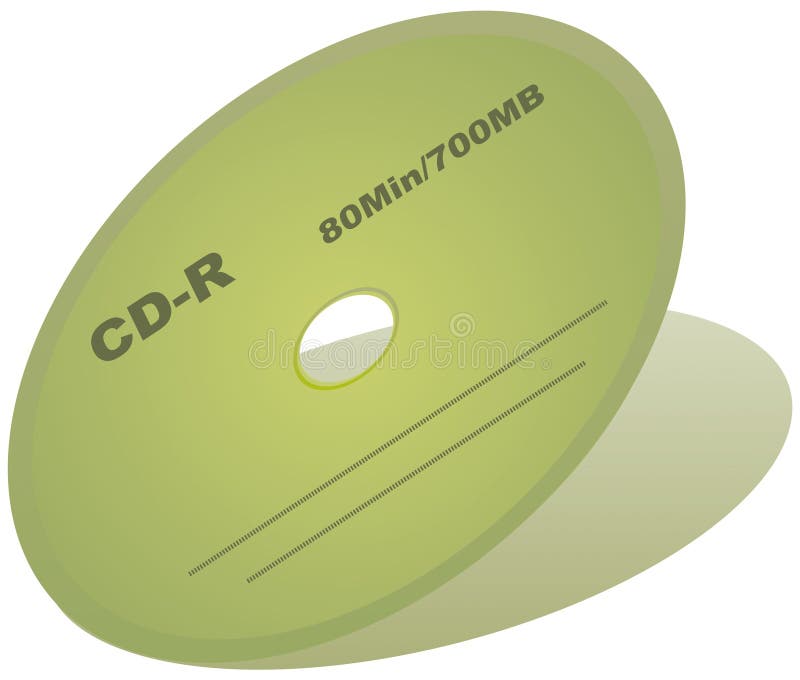 CD-R stock illustration. Illustration of burn, burning - 136921