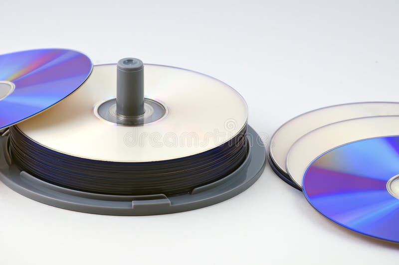 CD-R data discs stock image. Image of memory, technology - 10975977