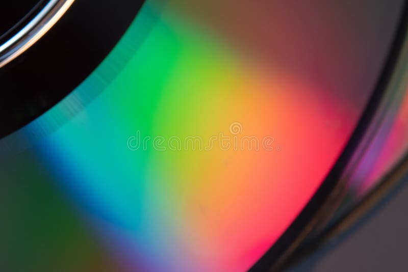 Cd rainbow abstract stock photo. Image of bottom, reflection - 220642250