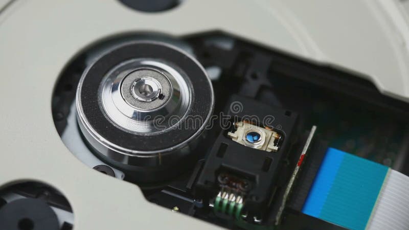 CD reader inside stock video. Video of inserting, writer - 38361490
