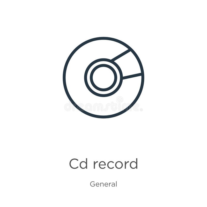 Linear Cd Record Icon Stock Illustrations – 2,734 Linear Cd Record Icon ...