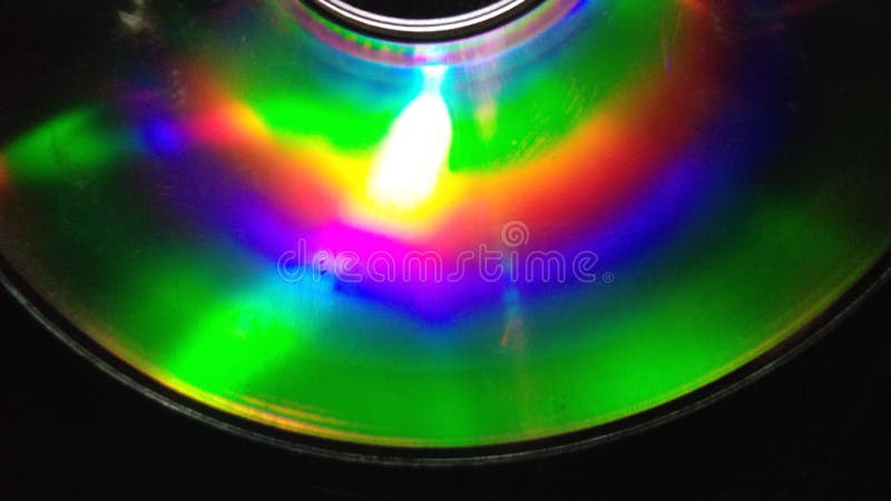 CD reflection stock image. Image of background, macro - 100886507