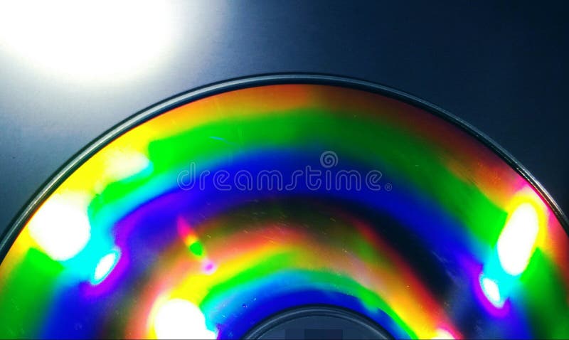CD reflection stock photo. Image of effect, abstract - 100834444