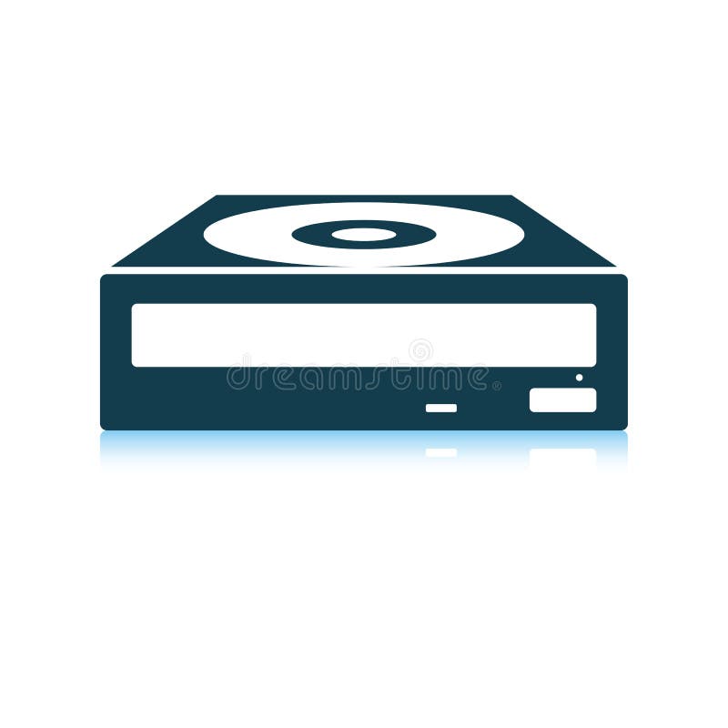 Dvd-rom icon stock illustration. Illustration of glossiness - 7738446