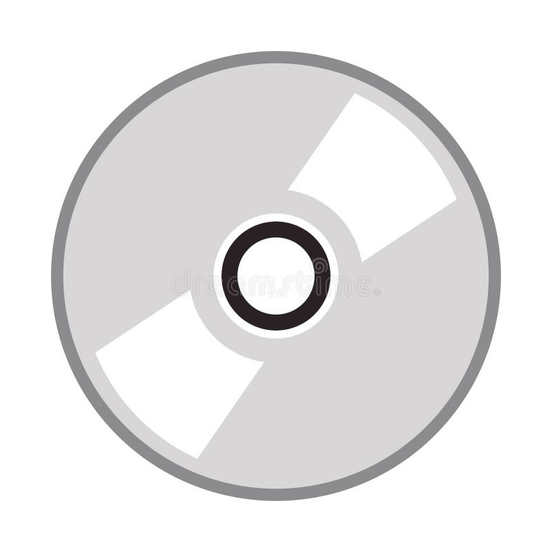 CD rom symbol stock vector. Illustration of device, media - 139229397