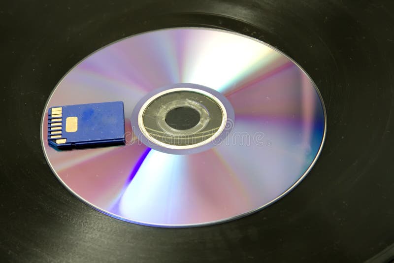Cd and sd card stock photo. Image of secure, compact - 13515492