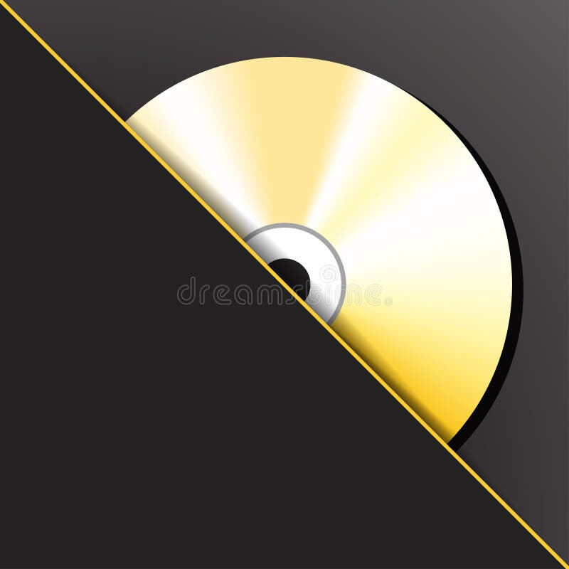 CD-SKIVA vektor illustrationer. Illustration av multimedior - 32023297