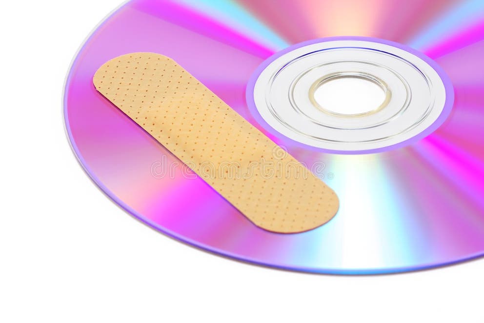 CD with software patch stock photo. Image of disaster - 16388538