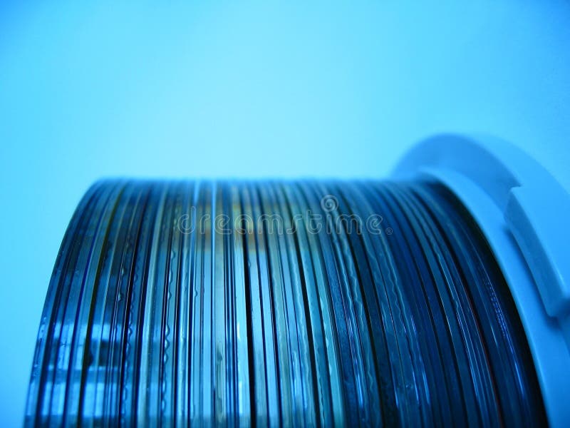 CD Spindle stock image. Image of macro, objects, compact - 14847