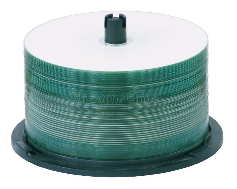Spindle of DVD stock image. Image of close, background - 6558025