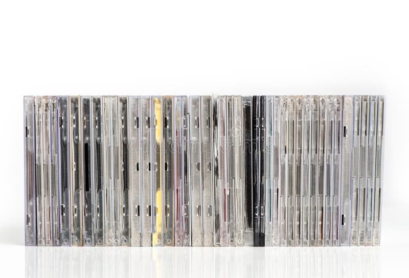 DVD and CD stack stock photo. Image of cluster, dvds, disk - 7111592