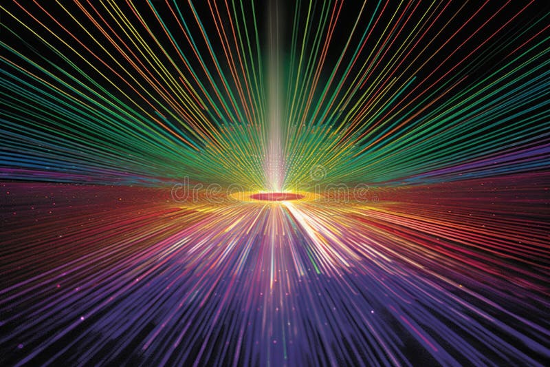 Cd Surface with Light Reflecting Rainbow Spectrum Patterns Stock ...