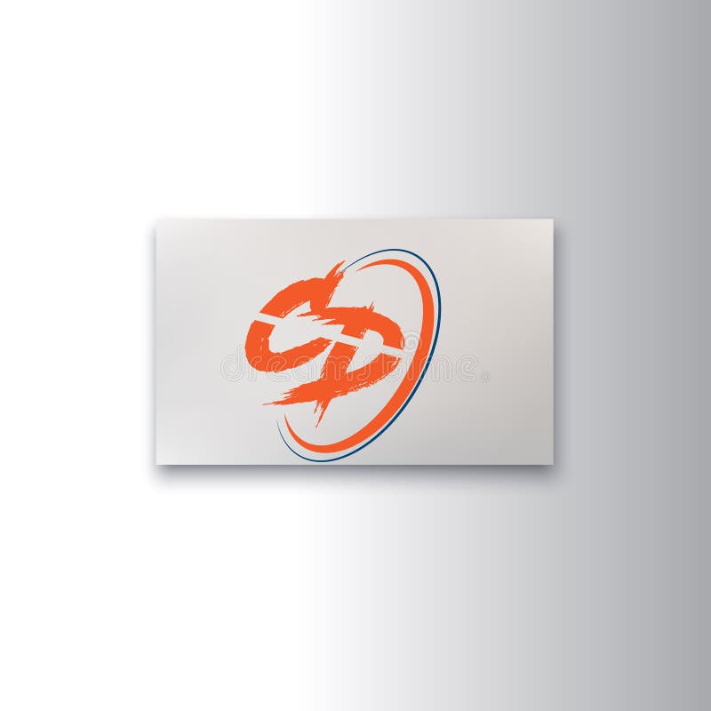 CD Text Logo Design stock illustration. Illustration of brand - 260882502