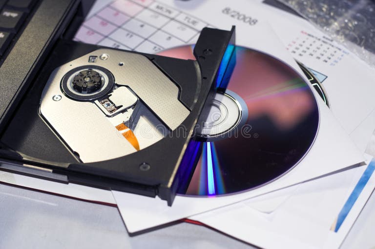 Cd tray and disc stock photo. Image of modern, optical - 6597862
