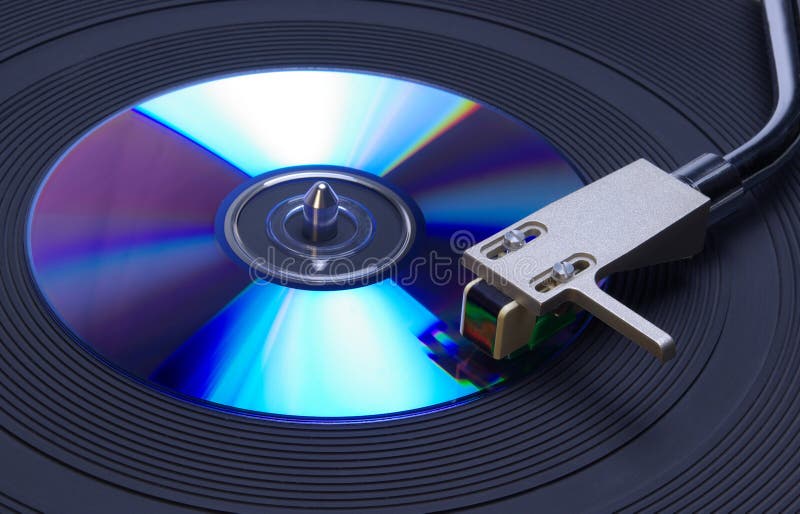 CD Turntable 2 stock image. Image of turntable, player - 7612721