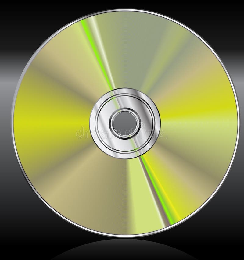 Compact Discs or DVD s stock illustration. Illustration of clip - 441704