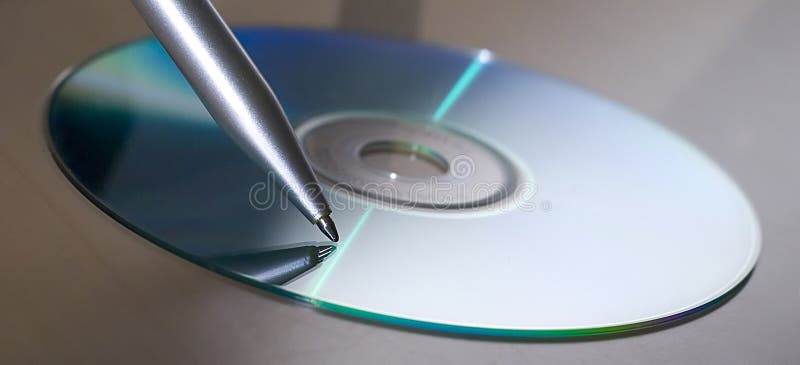 Cd wrinting stock photo. Image of detail, code, compact - 5121280