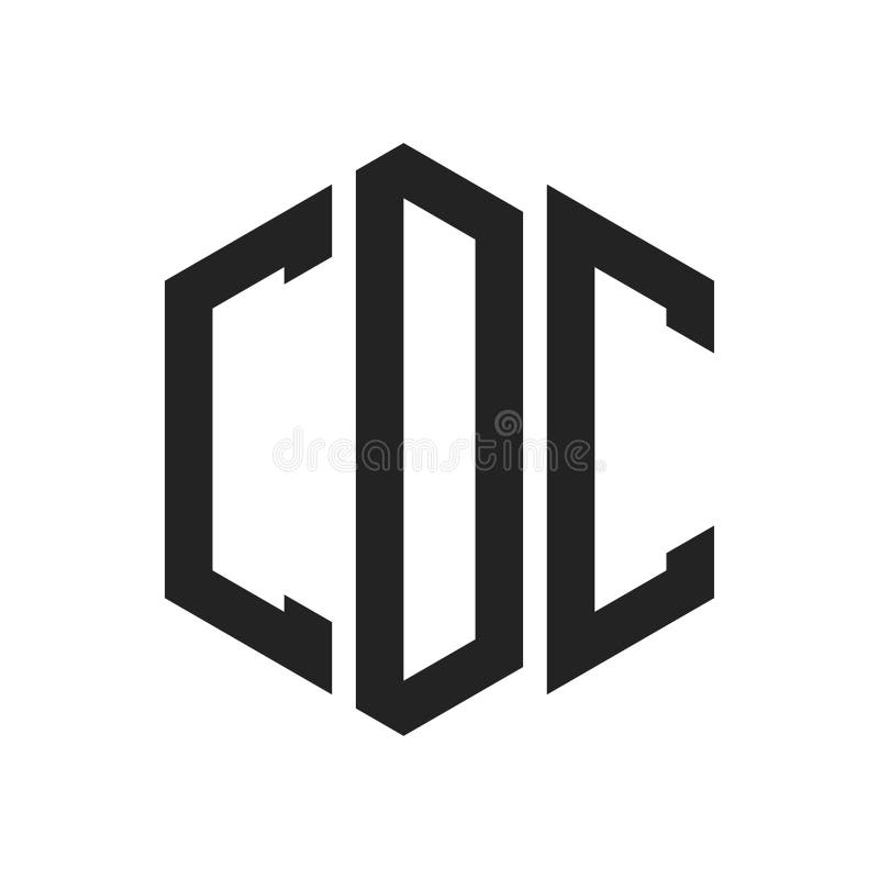 CDC Logo Design. Initial Letter CDC Monogram Logo Using Hexagon Shape ...