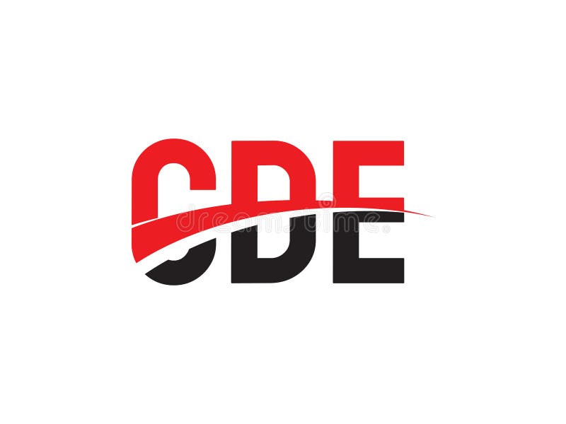 CDE Letter Initial Logo Design Vector Illustration Stock Vector ...