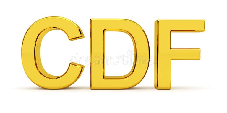 CDF Congolese Franc Currency Code Stock Illustration - Illustration of ...