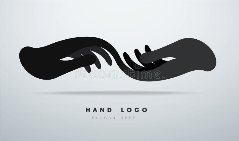 Hands Holding Together Concept Design Vector, Hands Pray Logo Stock ...