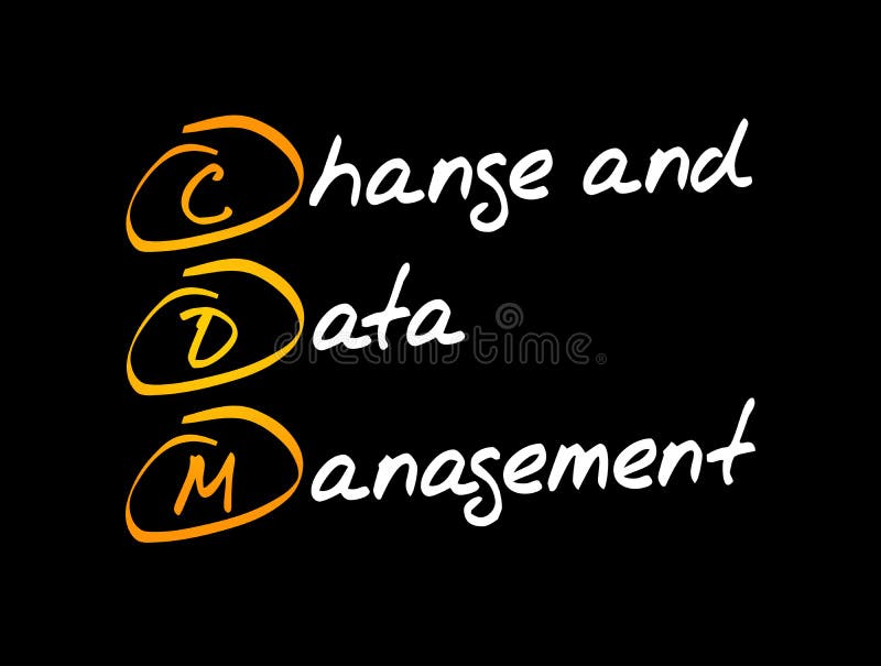 CDM - Change and Data Management Acronym Stock Illustration ... CDM - Change and Data Management Acronym Stock Illustration ...