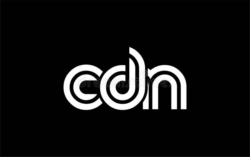 CDN Creative Unique Modern Letter Logo Design Stock Illustration ...