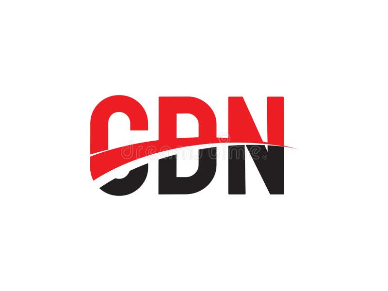 CDN Letter Initial Logo Design Vector Illustration Stock Vector ...