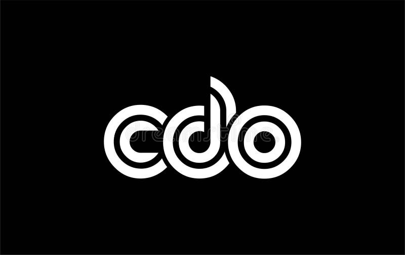 CDO Creative Unique Modern Letter Logo Design Stock Vector ...