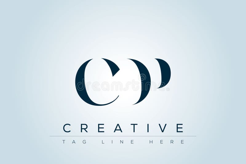 CDP abstract letter logo stock vector. Illustration of technology ...