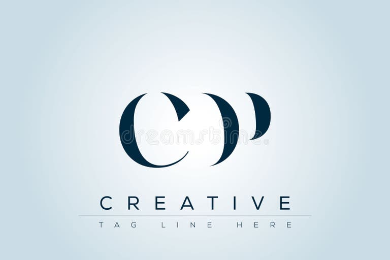 CDP abstract letter logo stock vector. Illustration of technology ...