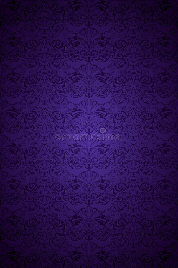 Ultra Violet, Amethystine Vintage Background, Royal with Classic ...