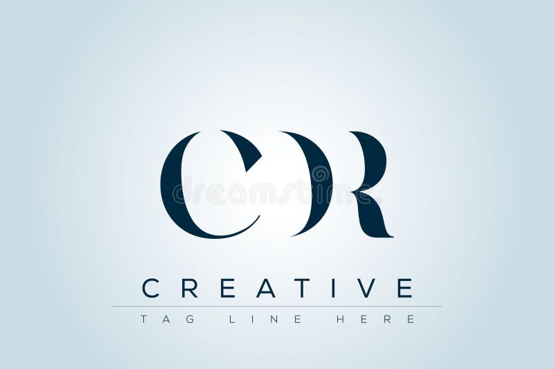 CDR abstract letter logo stock vector. Illustration of luxury - 363287286