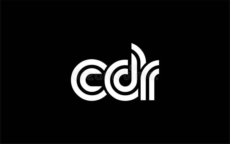 CDR Creative Unique Modern Letter Logo Design Stock Illustration ...