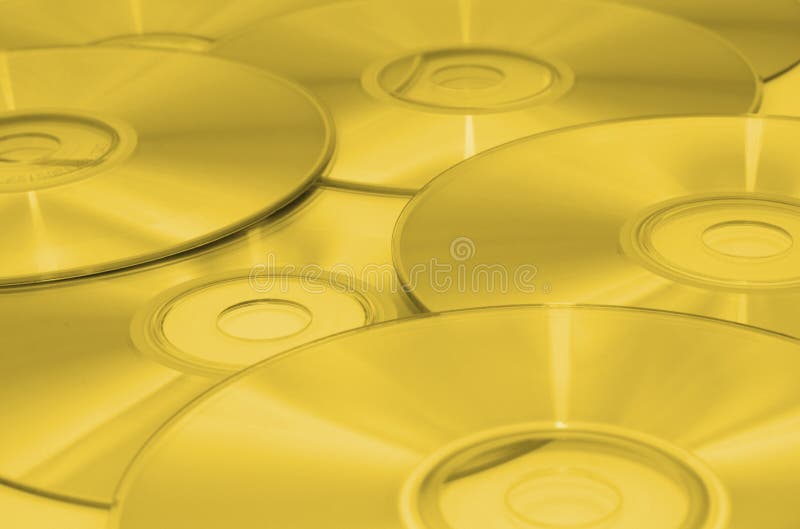 Collage of Compact Disks stock photo. Image of circles - 163900