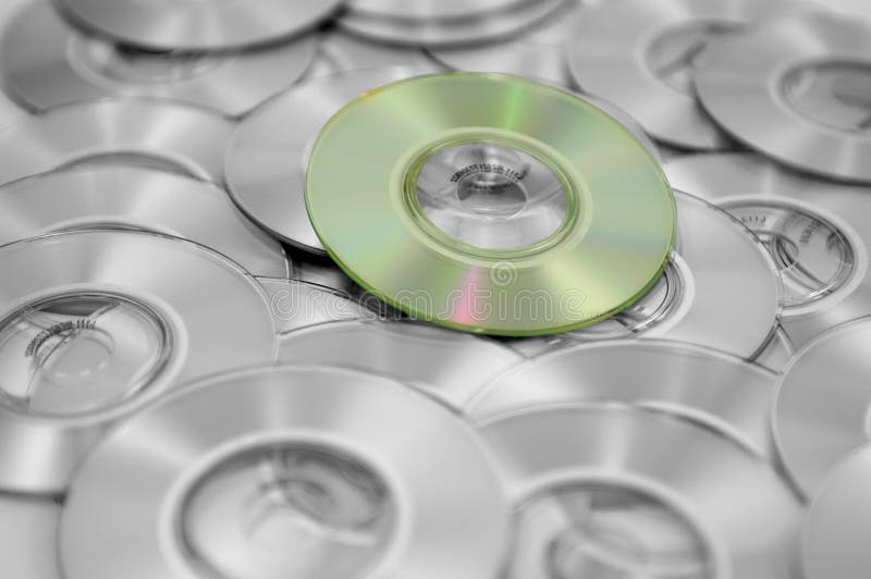 CDs scattered stock image. Image of mega, unsaturate, round - 305439