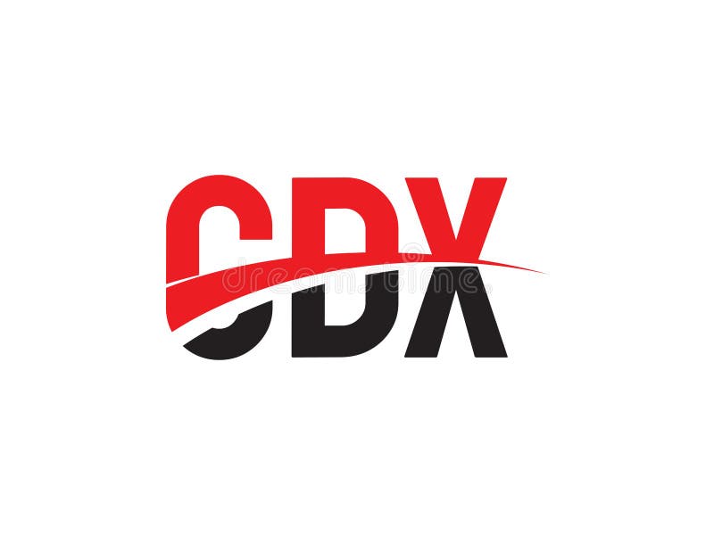 CDX Letter Initial Logo Design Vector Illustration Stock Vector ...
