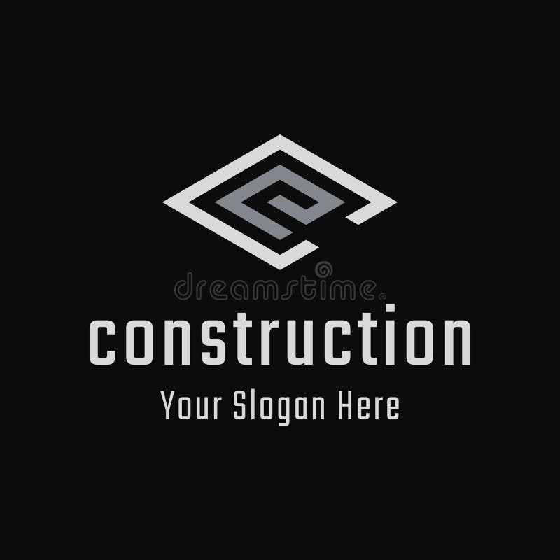 CE or EC construction logo stock vector. Illustration of building ...