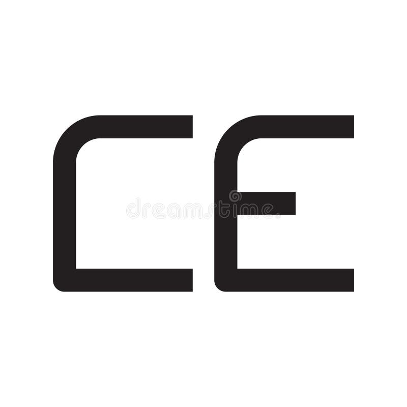 Ce Initial Letter Vector Logo Icon Stock Vector - Illustration of ...