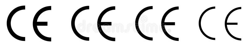 CE mark icon set stock illustration. Illustration of quality - 260070540