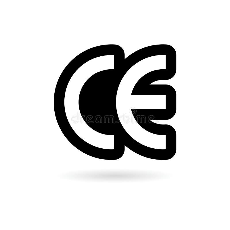 CE Mark icon stock vector. Illustration of blue, conformity - 115850662