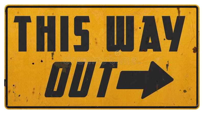 Ce Panneau Routier De Sortie De Sortie Illustration Stock ...