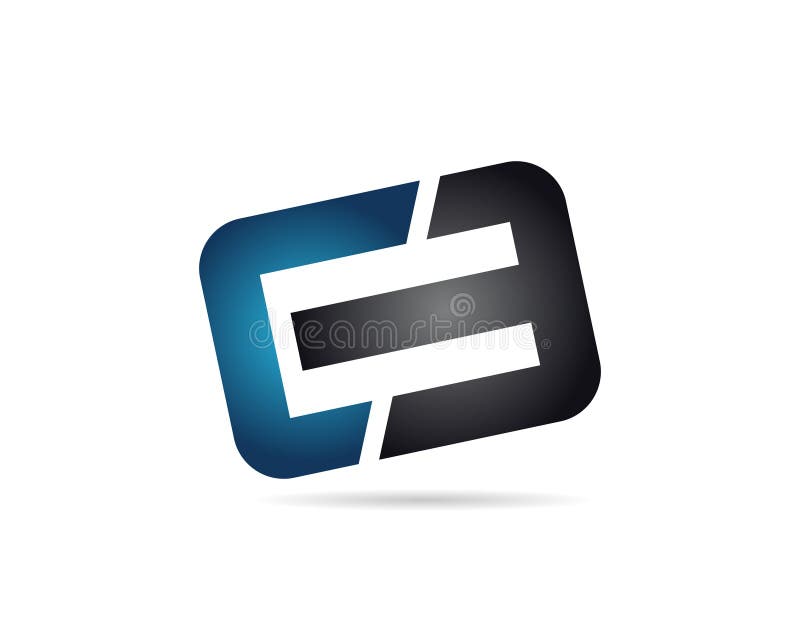 Rectangular Logo Red Blue Green Blue Google Vector Illustration Stock ...