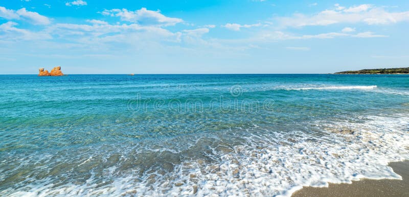 Cea Beach on a Sunny Day in Springtime Stock Photo - Image of color ...
