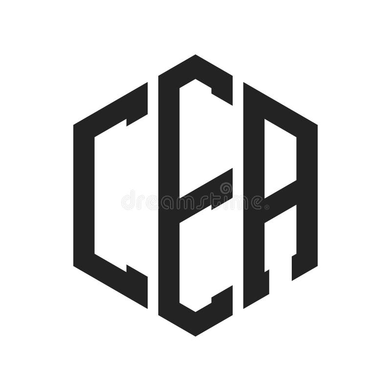 CEA Logo Design. Initial Letter CEA Monogram Logo Using Hexagon Shape ...