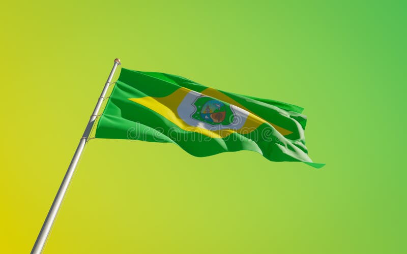 Ceara Brazil State Flag stock illustration. Illustration of symbol ...